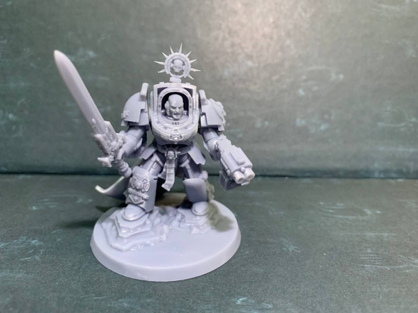 Миниатюра Warhammer 40000. Captain Terminators 10ed. Капитан. Leviathan ...
