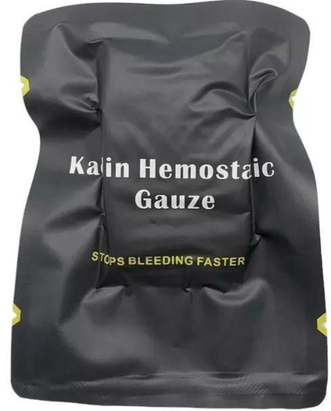 Kaolin Hemostatic Gauze7.5cm x 375cm, Кровоостанавливающая каолиновая ...
