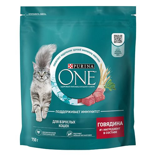 Purina One / Сухой корм Пурина Уан для Взрослых кошек Говядина и ...