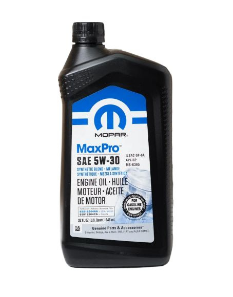 Масло моторное MOPAR 5W-30 Полусинтетическое - купить в интернет ...