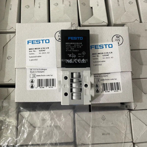 Электромагнитные клапаны Festo MHE3-MS1H-3/2G-1/8 525147 - купить с ...