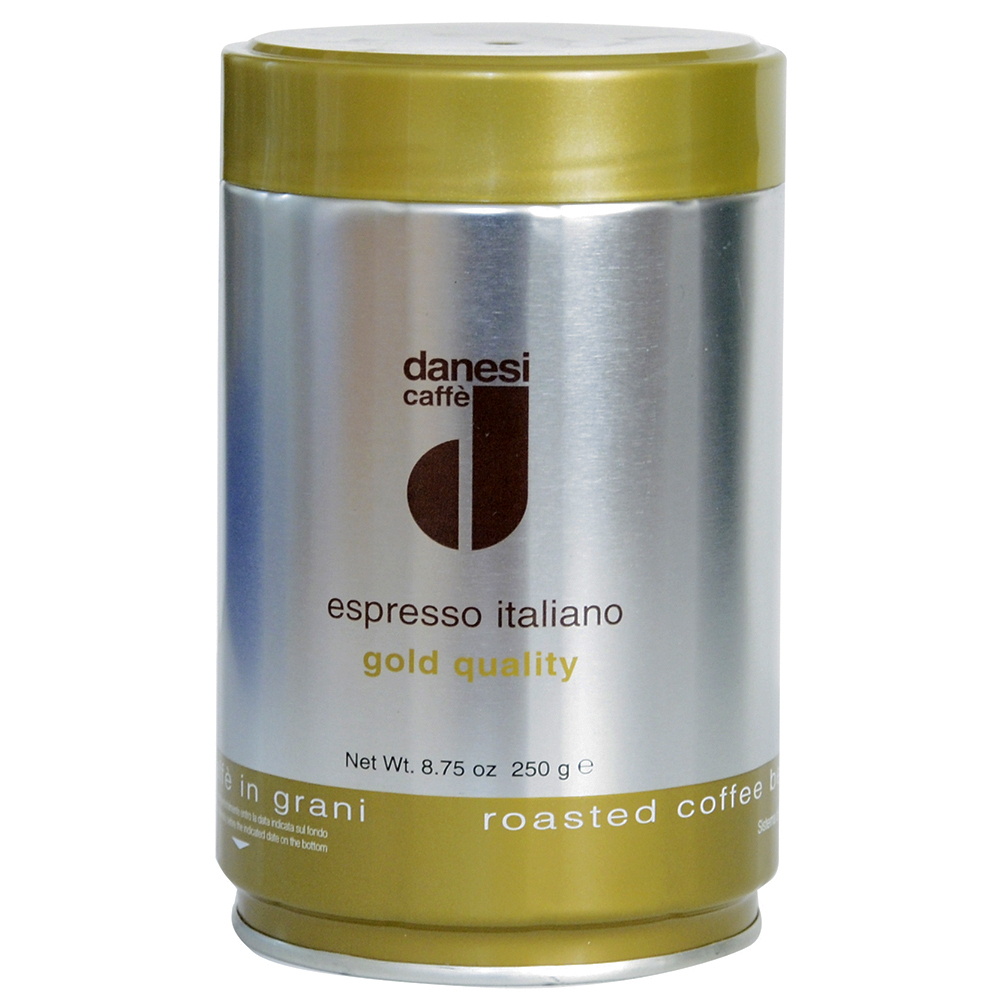Кофе Danesi Gold в зернах в ж/банке, 250 г — купить в интернет-магазине ...