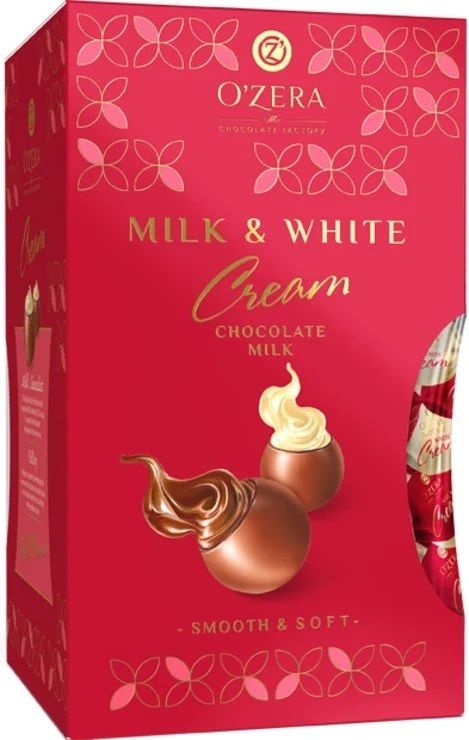 "OZera", шоколадные конфеты OZera Milk & White Cream, 200 г — купить в ...