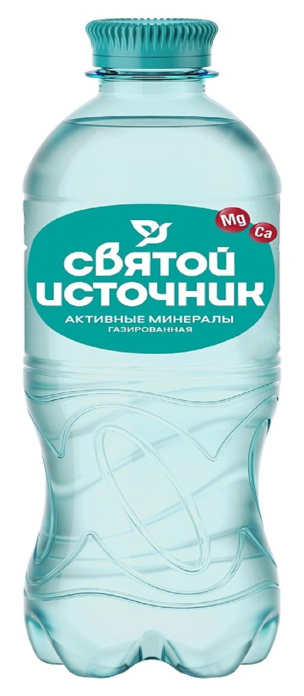 Святой источник вода питьевая газированная Активные Минералы, 6 шт по 0 ...