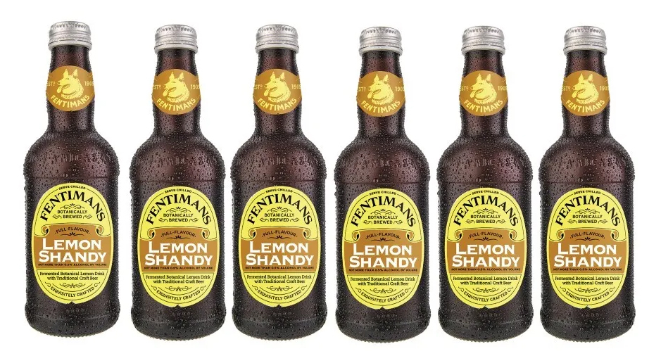 Газированный напиток Fentimans Lemon Shandy, 6 шт по 0.275л — купить в ...