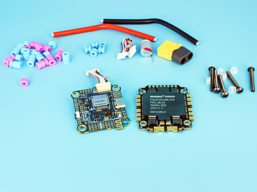 Характеристики Башня DIATONE MAMBA STACK F722APP MK1 50A 3-6S 32bit ...