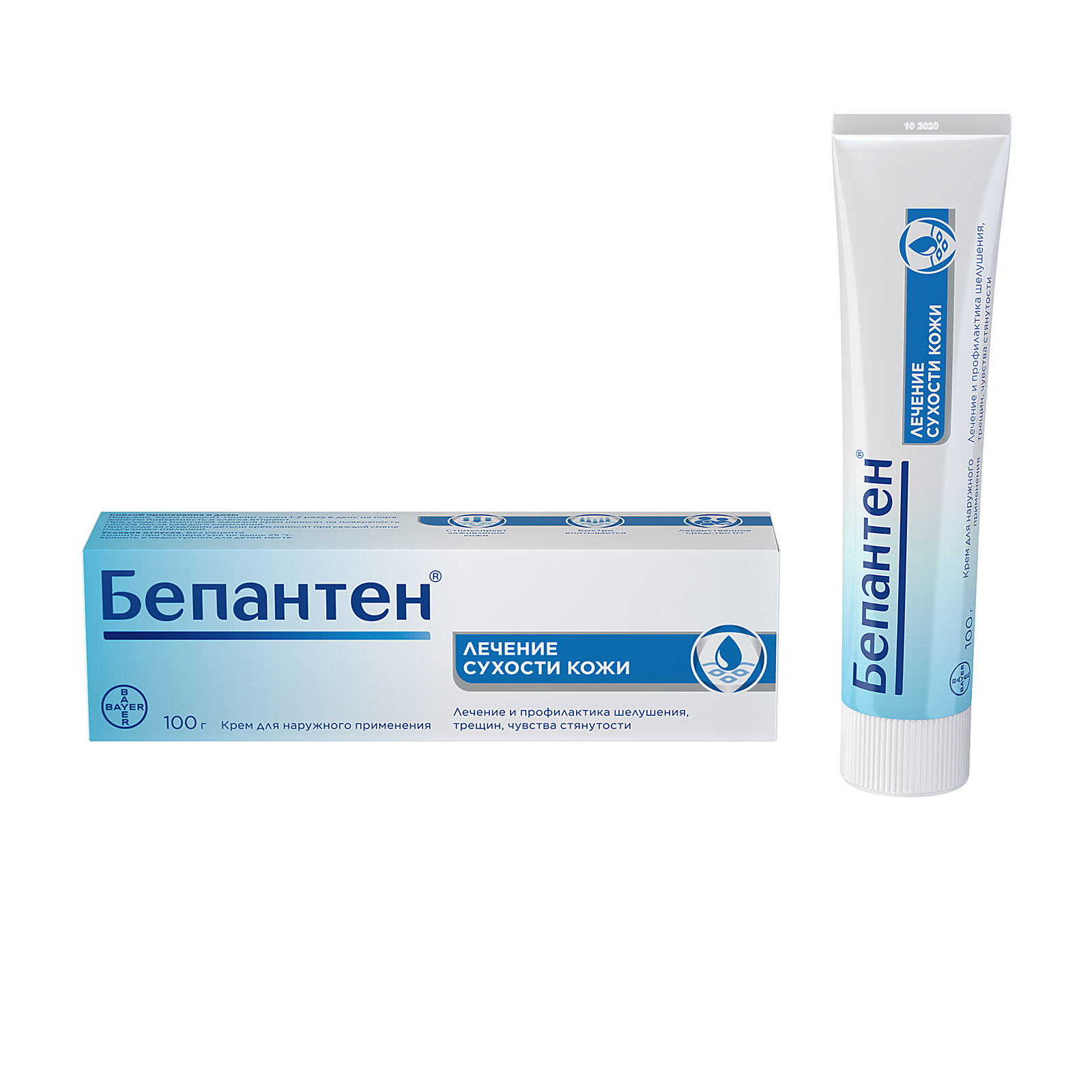 Бепантен крем для сухой кожи, 100 г., Байер — купить в интернет-аптеке ...