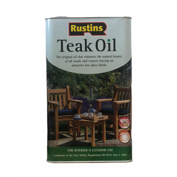 Масло для дерева Rustins Teak Oil 5 л. — купить в интернет-магазине ...