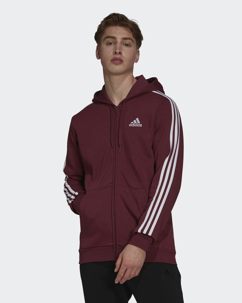 Толстовка adidas M 3S Fl Fz Hd — купить в интернет-магазине OZON с ...