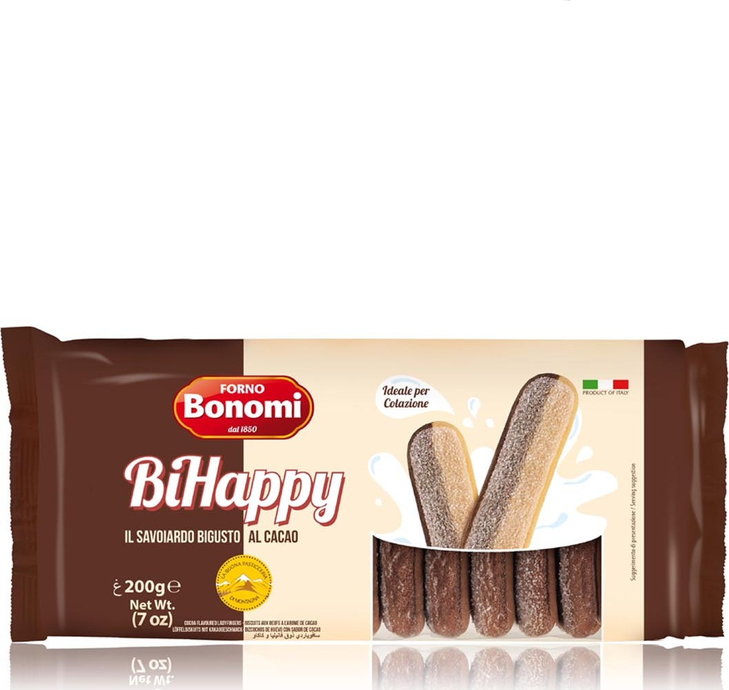 Forno Bonomi Савоярди печенье двухцветное, 200 г — купить в интернет ...