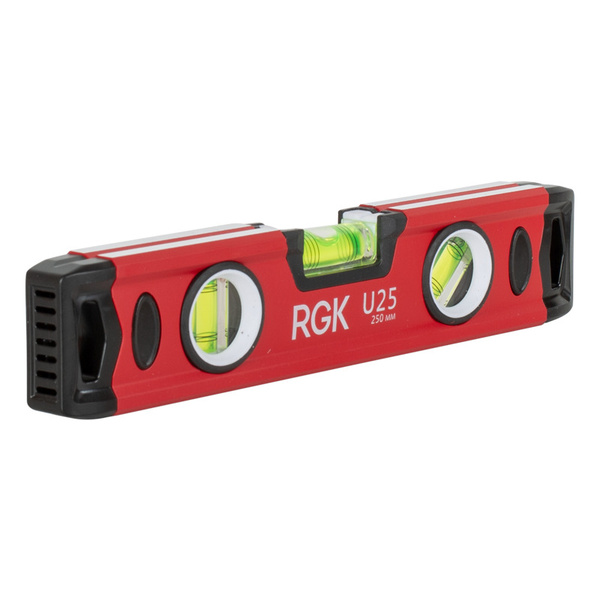 Уровень строительный RGK, глазков: 3 - купить по низкой цене в интернет-магазине OZON (1295627054)