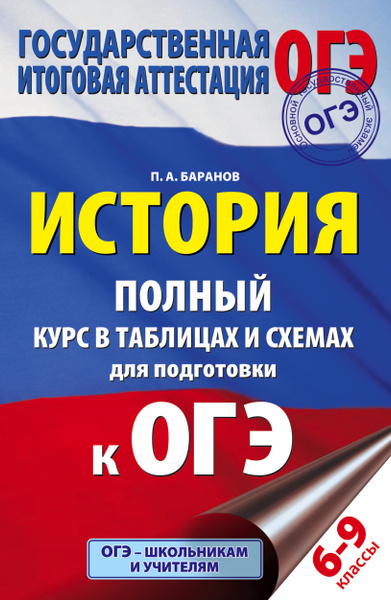 История. Полный курс в таблицах и схемах для подготовки к ОГЭ. 6-9 ...