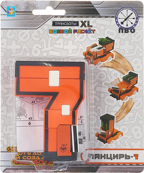Трансформер 1TOY "Боевой расчет ПВО. Трансботы XL", цифра 7 - купить с ...