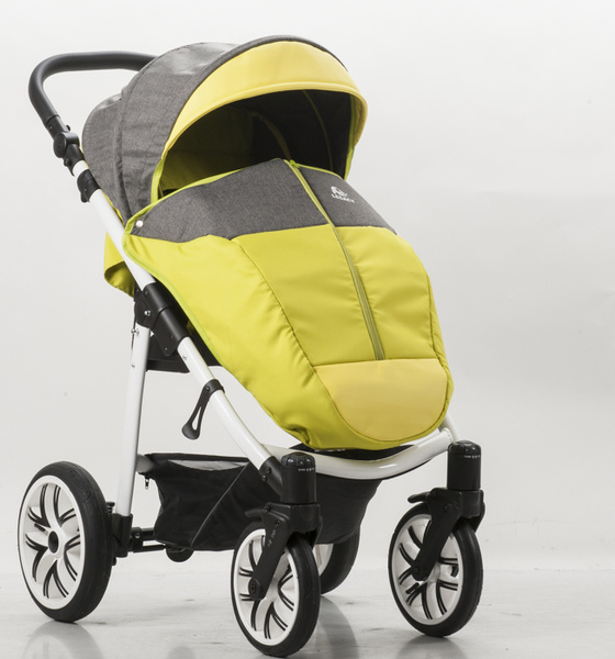 Прогулочная коляска Legacy Rider c молнией, надувные колеса, цвет: лайм ...