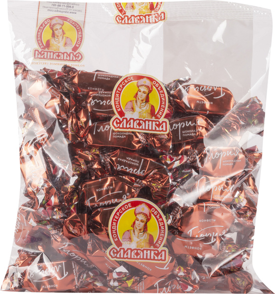 Конфеты шоколадные Славянка Глория шоколадная помада 1кг купить с доставкой по выгодным ценам