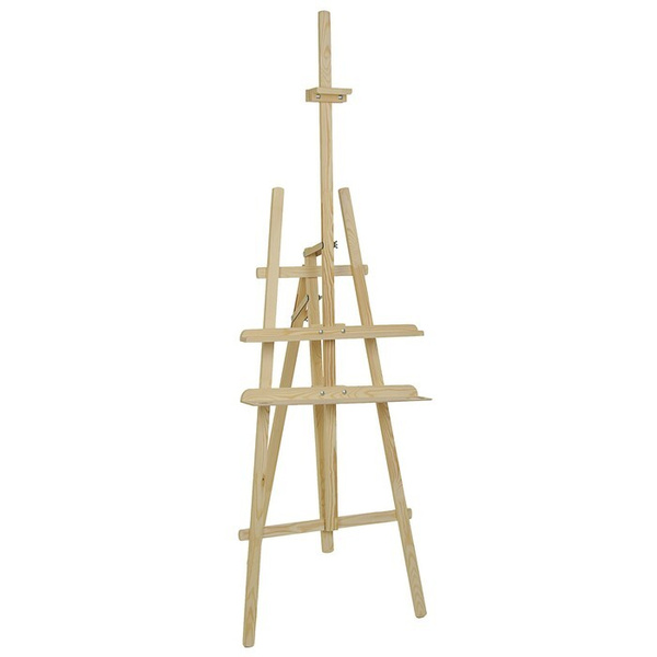 Мольберт "Лира" с полкой 1880 х 629 мм, (полка 600 х 120 мм, с подстаканником) № 8, трансформер ...