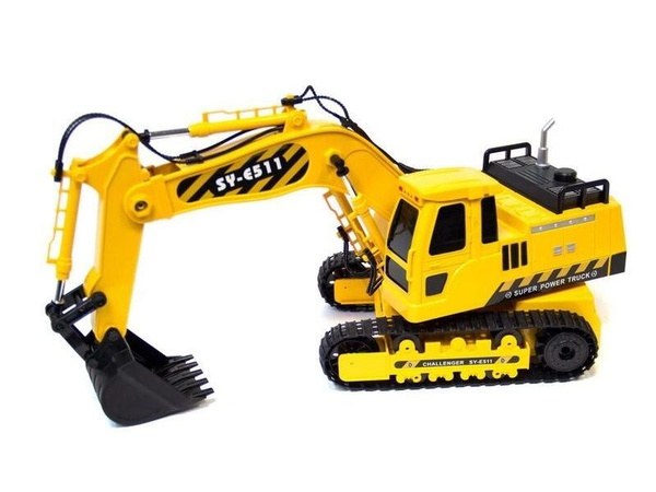Р/У экскаватор Double Eagle E511-003, 1:20, желтый - купить с доставкой по выгодным ценам в ...