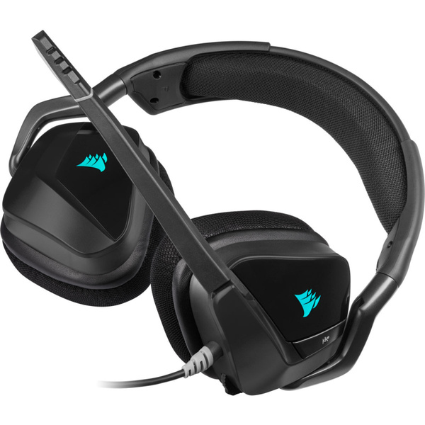 Игровые наушники Corsair Void RGB Elite USB, черный - купить по ...