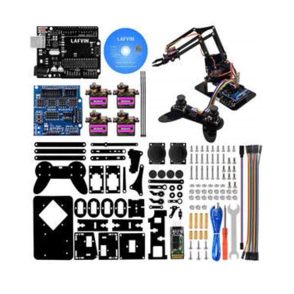 Arduino Lafvin Набор для сборки 4DOF Uno R3 манипулятора с пультом ДУ ...