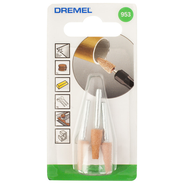 Насадка для заточки 6,4мм DREMEL 953 (3шт) купить на OZON по низкой ...