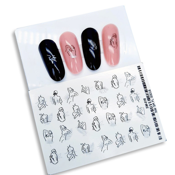 Anna Tkacheva, водные наклейки для ногтей Девушки, SM-018 - купить с доставкой по выгодным ценам ...