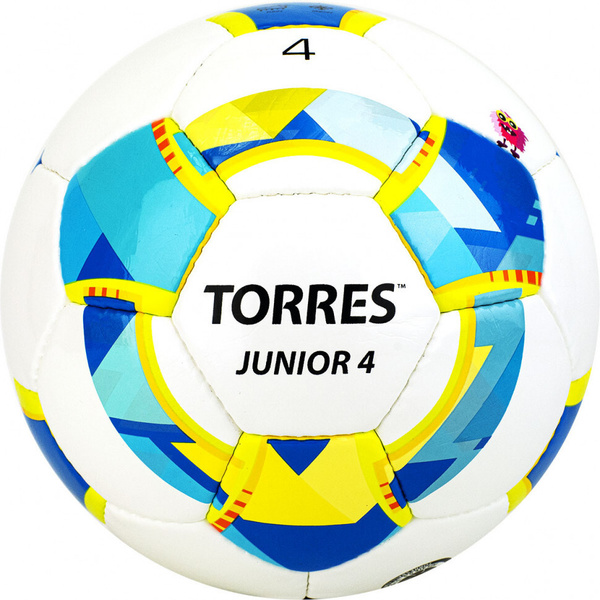 Футбольный мяч TORRES F320234, 4 размер, желтый, белый купить по ...