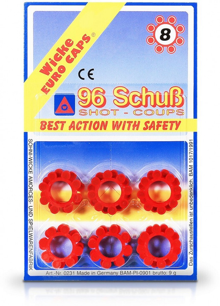 Пистоны Sohnie-wicke 8 зарядов, 12 колец (96 выстрелов) - SW0231 ...