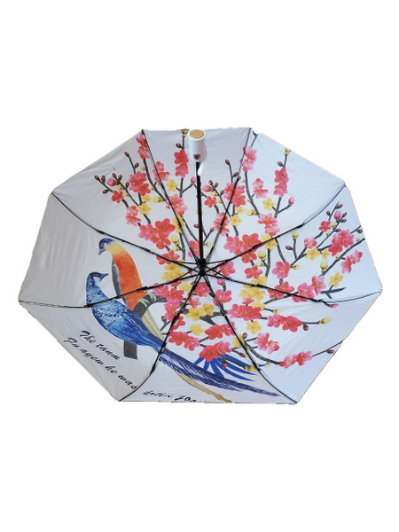 Зонт Arman Umbrells, Полный автомат, 3 сложения, черный, белый купить ...