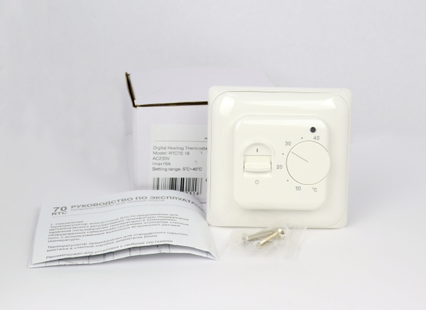 Терморегулятор/термостат Манотек RTC70.16 Для кондиционеров, Для конвекторов - купить по ...