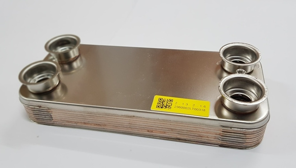 Вторичный теплообменник ГВС (15,1-18,6 кВт) для котлов Celtic (Селтик) 3.13-3.16, Arderia ...