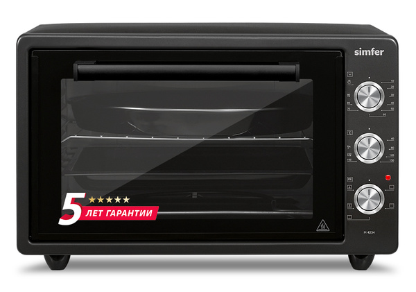 Мини-печь Simfer M4234, черный, 42 л купить по низкой цене с доставкой ...