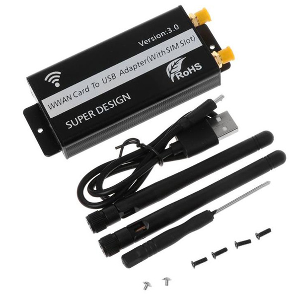 Адаптер PCI-Express к USB со слотом для SIM-карты для WWAN/LTE Pci-e ...