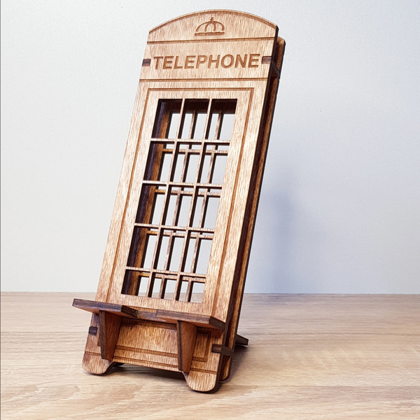 Телефонная будка/ Подставка для телефона/ Настольный держатель для ...