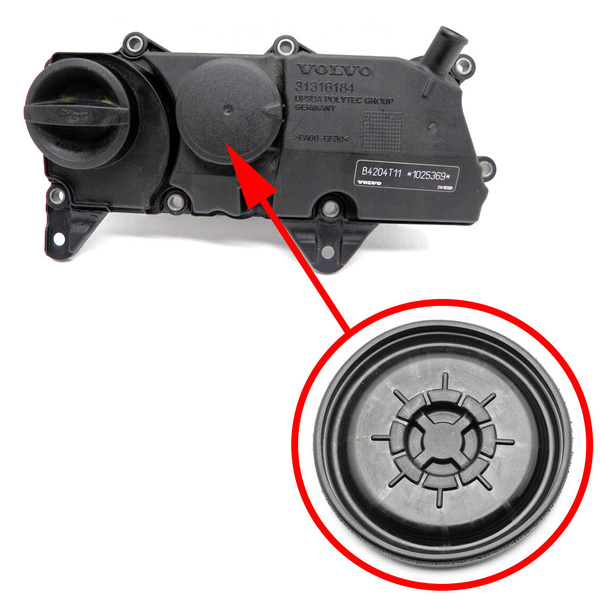 Мембрана маслоотделителя Volvo 2.0L XC90, XC60, XC70, S60, S90, S80 ...