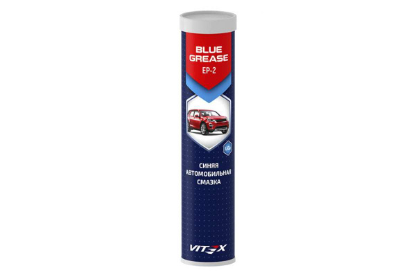 Автомобильная смазка VITEX Blue Grease синяя, в тубе, 400 г V904018 ...