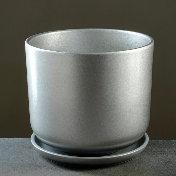 Горшок для цветов "Металлик" № 6 (D26) Цилиндр, 10,5 литров - купить с ...