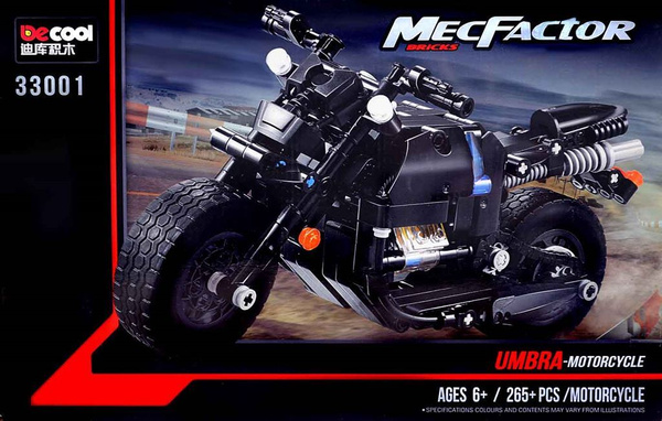 Конструктор MecFactor Decool 33001 Мотоцикл UMBRA, 285 деталей купить ...