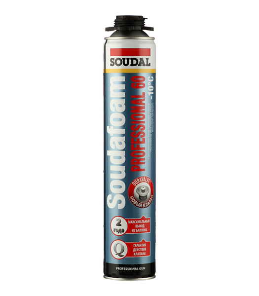 Профессиональная монтажная пена SOUDAL PROFESSIONAL 60 Зимняя купить по ...