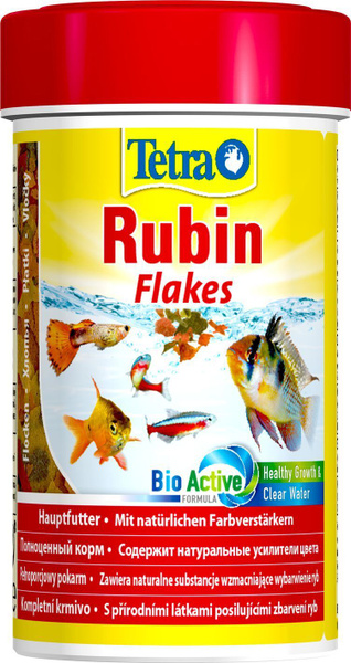 Tetra Rubin / Корм Тетра для улучшения окраса всех видов рыб в хлопьях ...