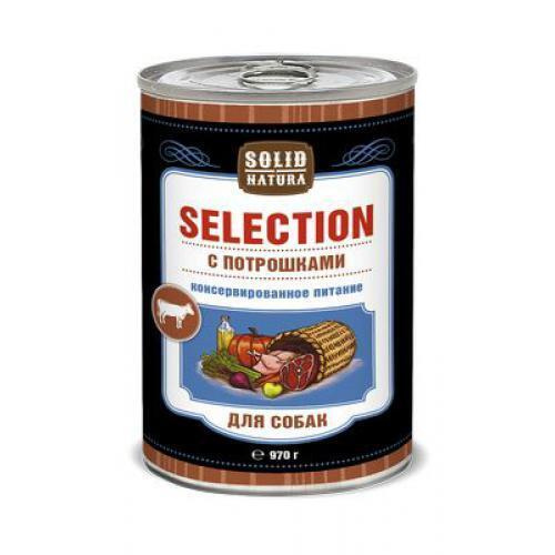 Консервы для собак Solid Natura Selection с порошками 970 г. - купить с доставкой по выгодным ...