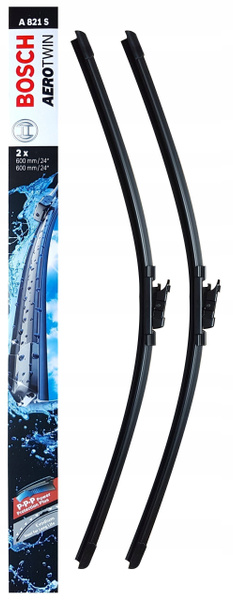 Комплект бескаркасных щеток стеклоочистителя Bosch 3397009821 ...