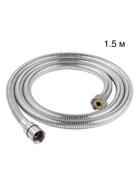 Ganzer шланг для душа Strong 1.5м, в мет. оплетке, растягивающийся ...