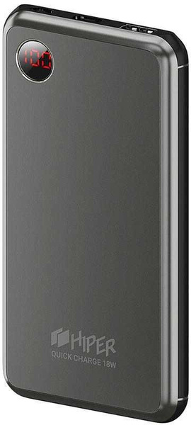 Внешний аккумулятор (Power Bank) HIPER STEEL 10 Gray - купить по ...