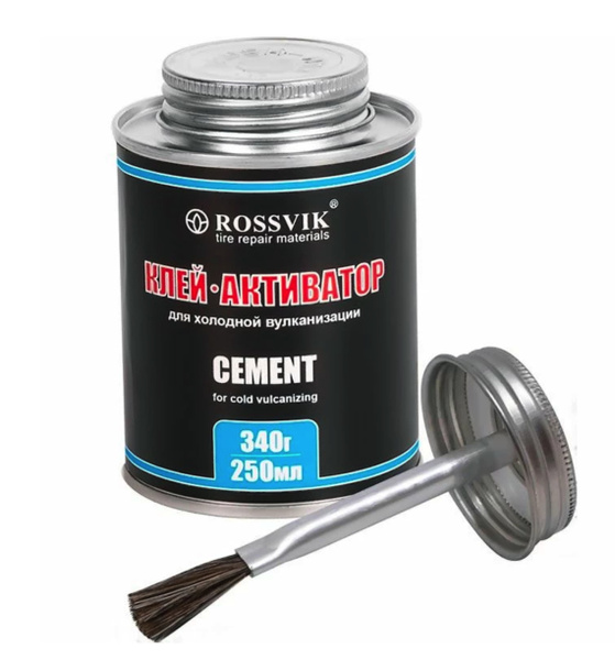 Клей активатор 250 мл/340 г (банка с кистью) Rossvik - купить по выгодной цене в интернет ...