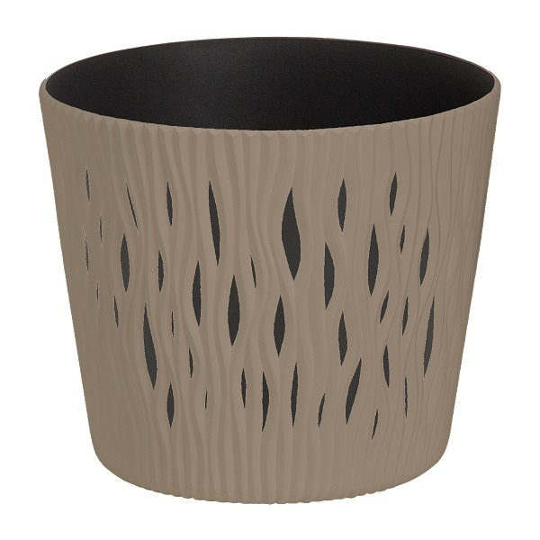 Кашпо для цветов Prosperplast Sandy Round 3л, мокко (DSR190-7529U ...