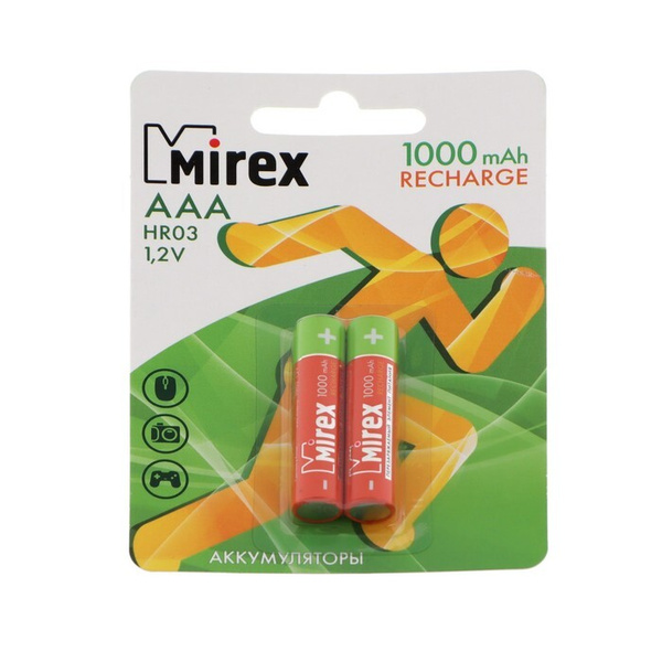 Mirex Аккумуляторная батарейка - купить с доставкой по выгодным ценам в ...