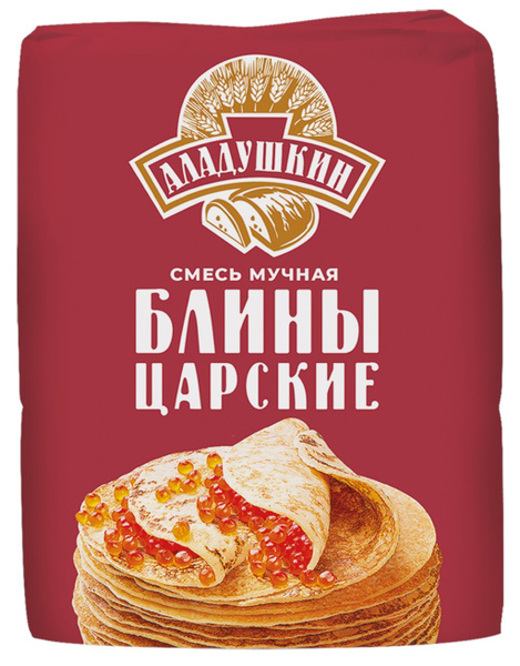 Смесь мучная АЛАДУШКИН Блины царские, 800г - 4 шт. купить на OZON по ...