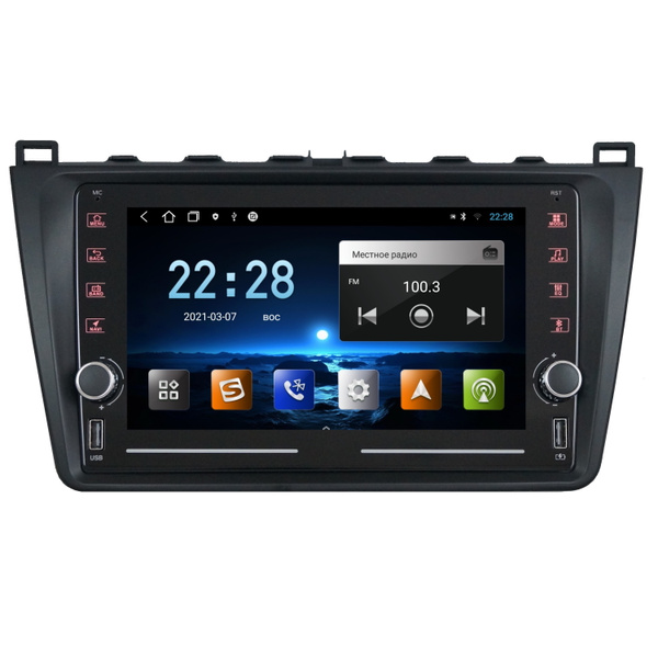 Магнитола R320 Мазда 6 2008-2012 Mazda 6 GH - Android 12 - IPS экран2 ...