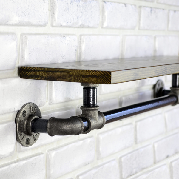 Полка Tricky Pipe Настенная, 60х14.5х12 см, 1 шт. - купить по низким ...