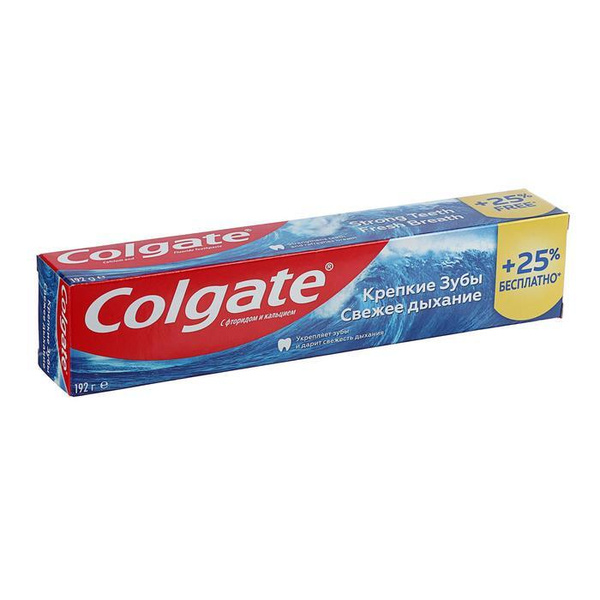 Колгейт / Colgate - Зубная паста Крепкие зубы и свежее дыхание 125 мл ...